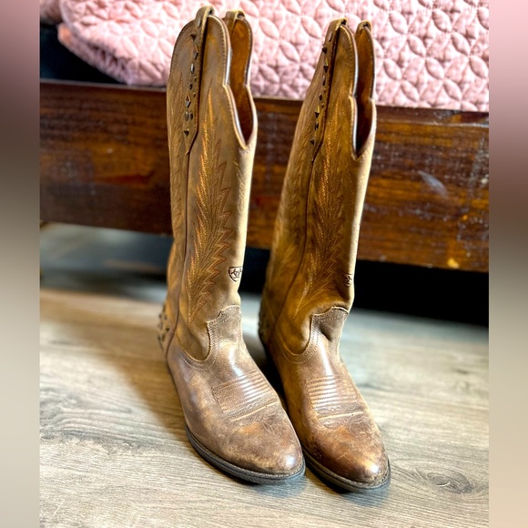 Ariat | Shoes | Ariat Dusty Diamond Studded Cowgirl Boots | Poshmark